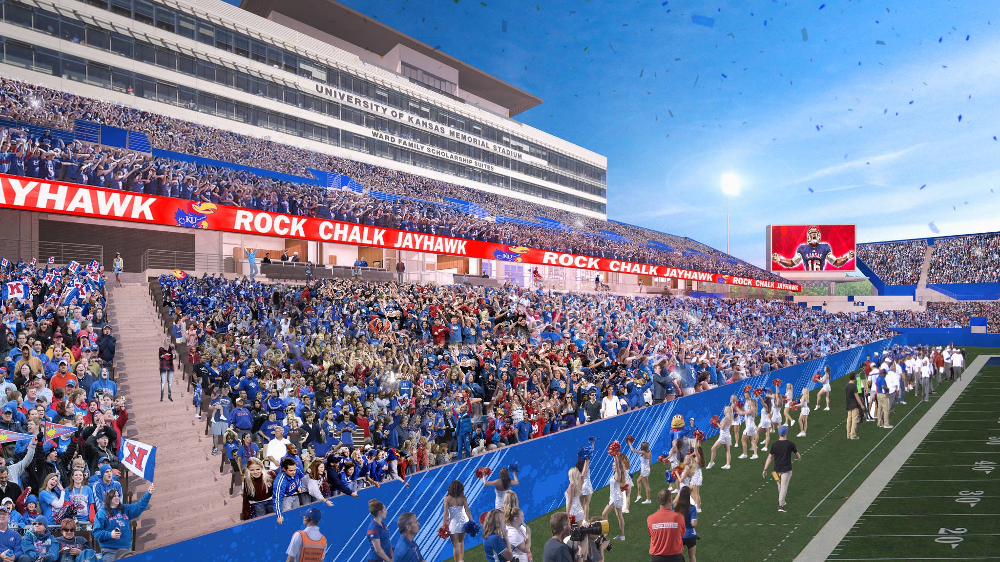 KU unveils $350 million campaign to renovate Memorial Stadium, other ...