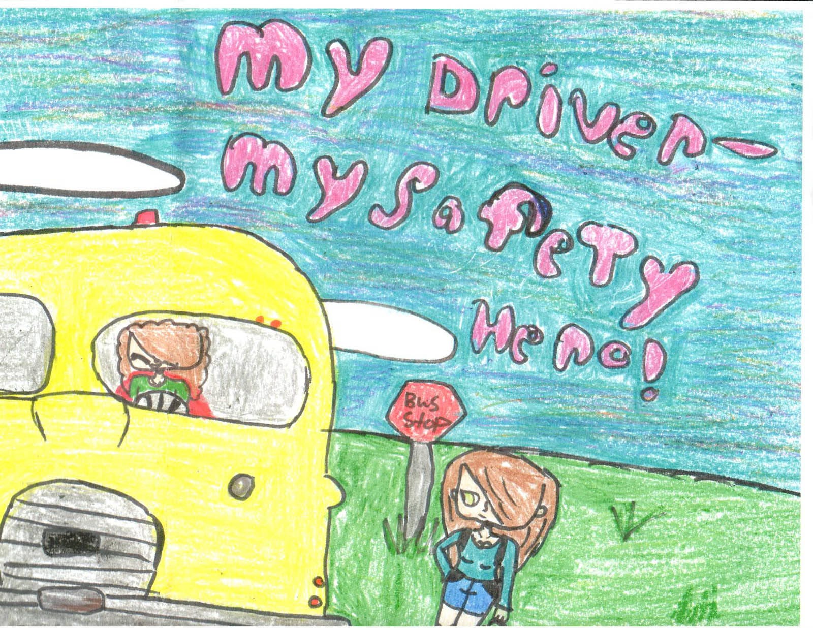 School bus safety poster winner recognized