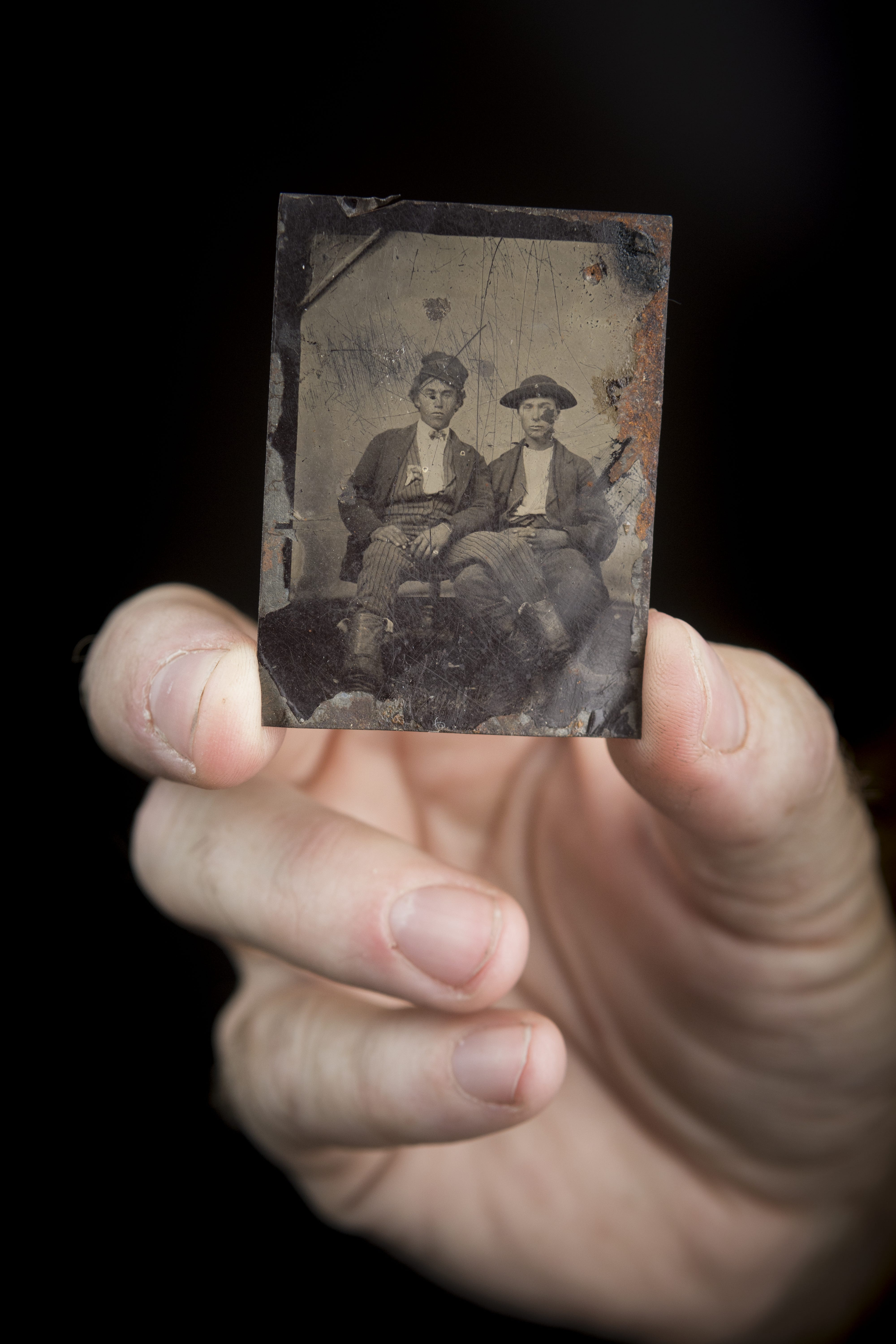 Brothers claim 'dug up' photo shows Billy the Kid with Joseph Antrim