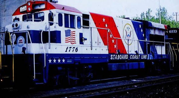 Call Box: Train was 'Spirit of 1776'