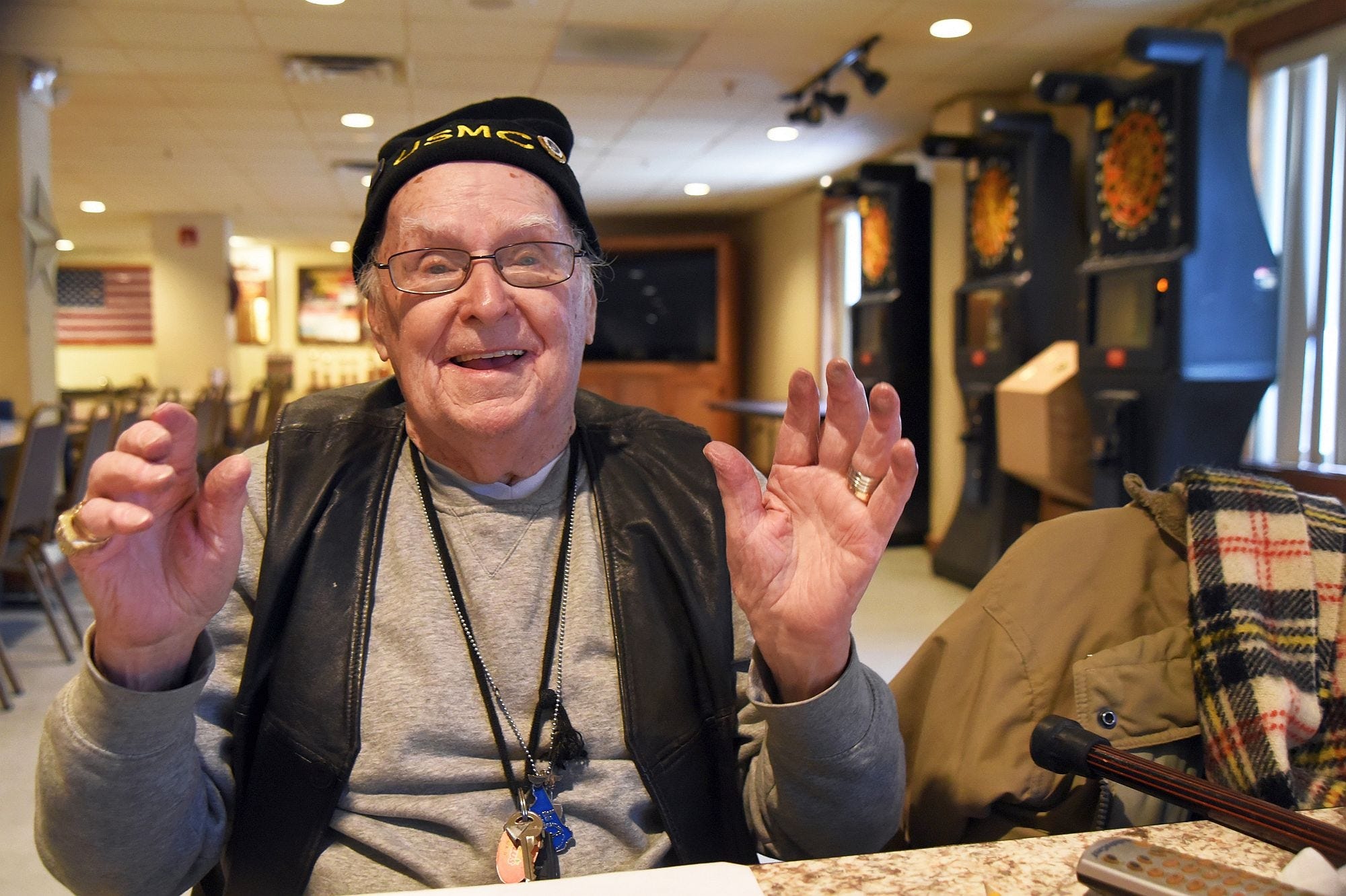 USMC veteran talks art and his journey through life