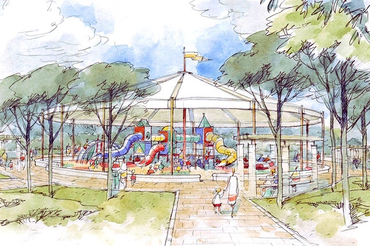 Destination playground can make Downtown more family friendly