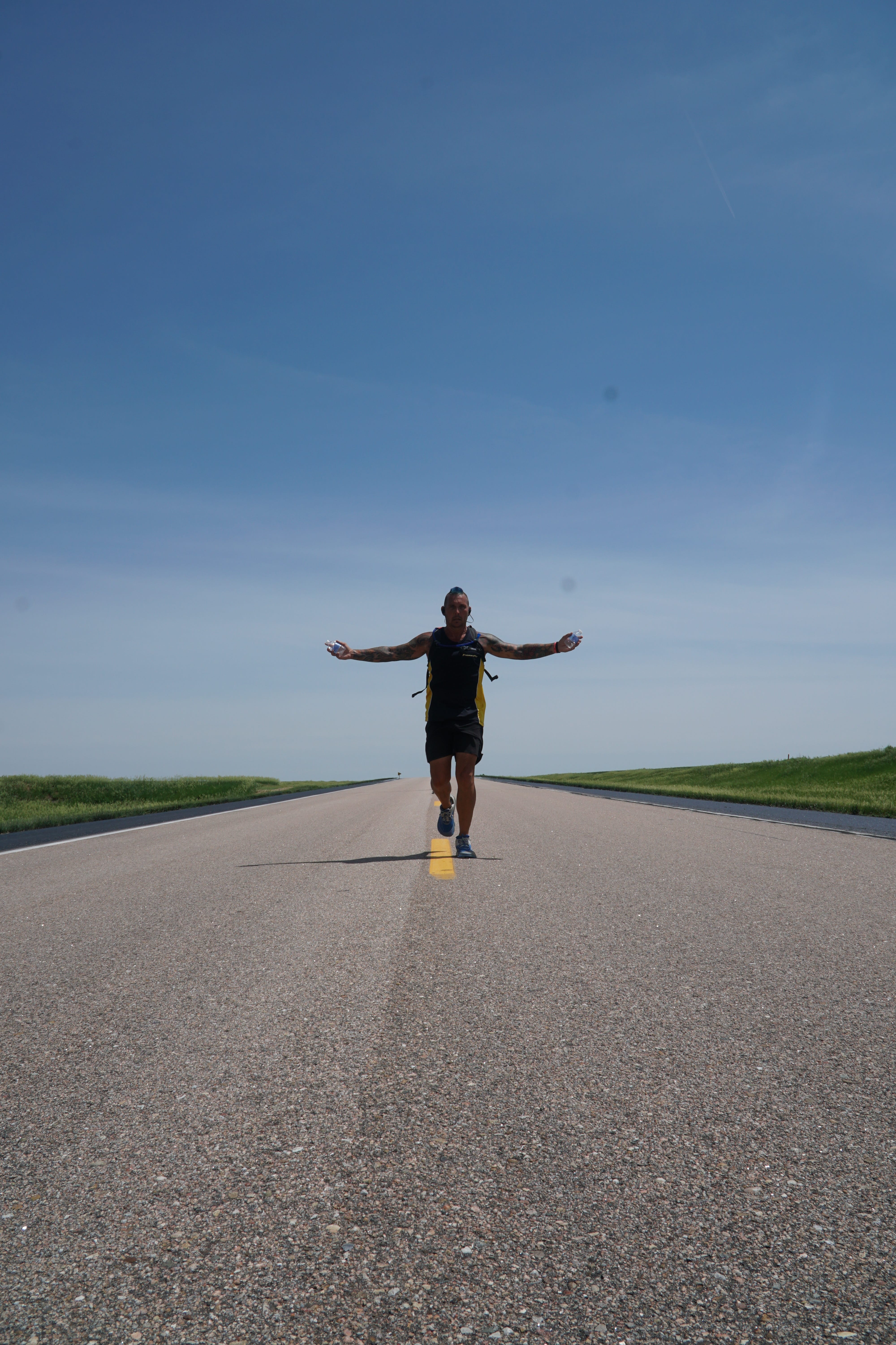 Beaches man ran across America, facing his troubled past