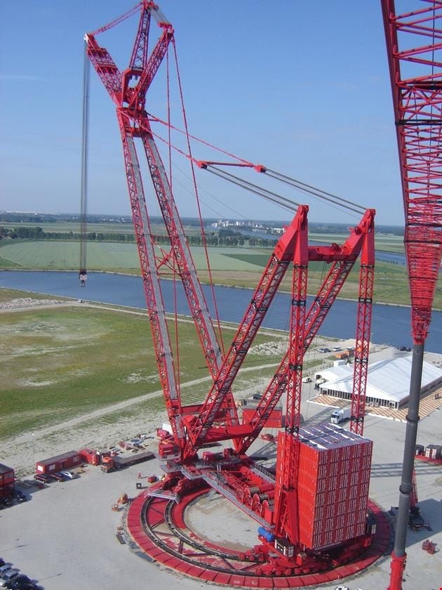 Two of largest cranes in world come to Shell cracker site
