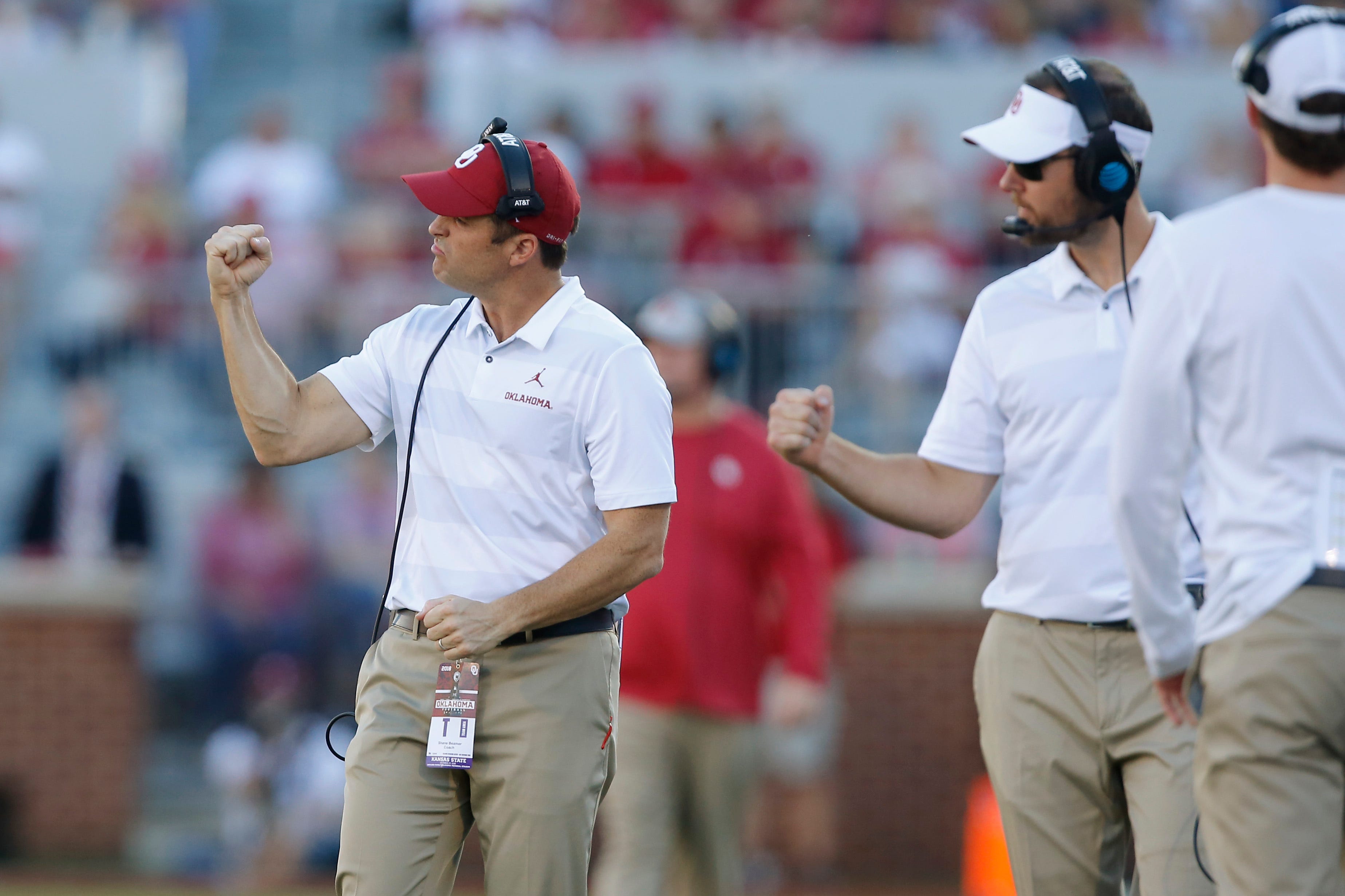 OU football: Shane Beamer gets stitches after headbutting helmet