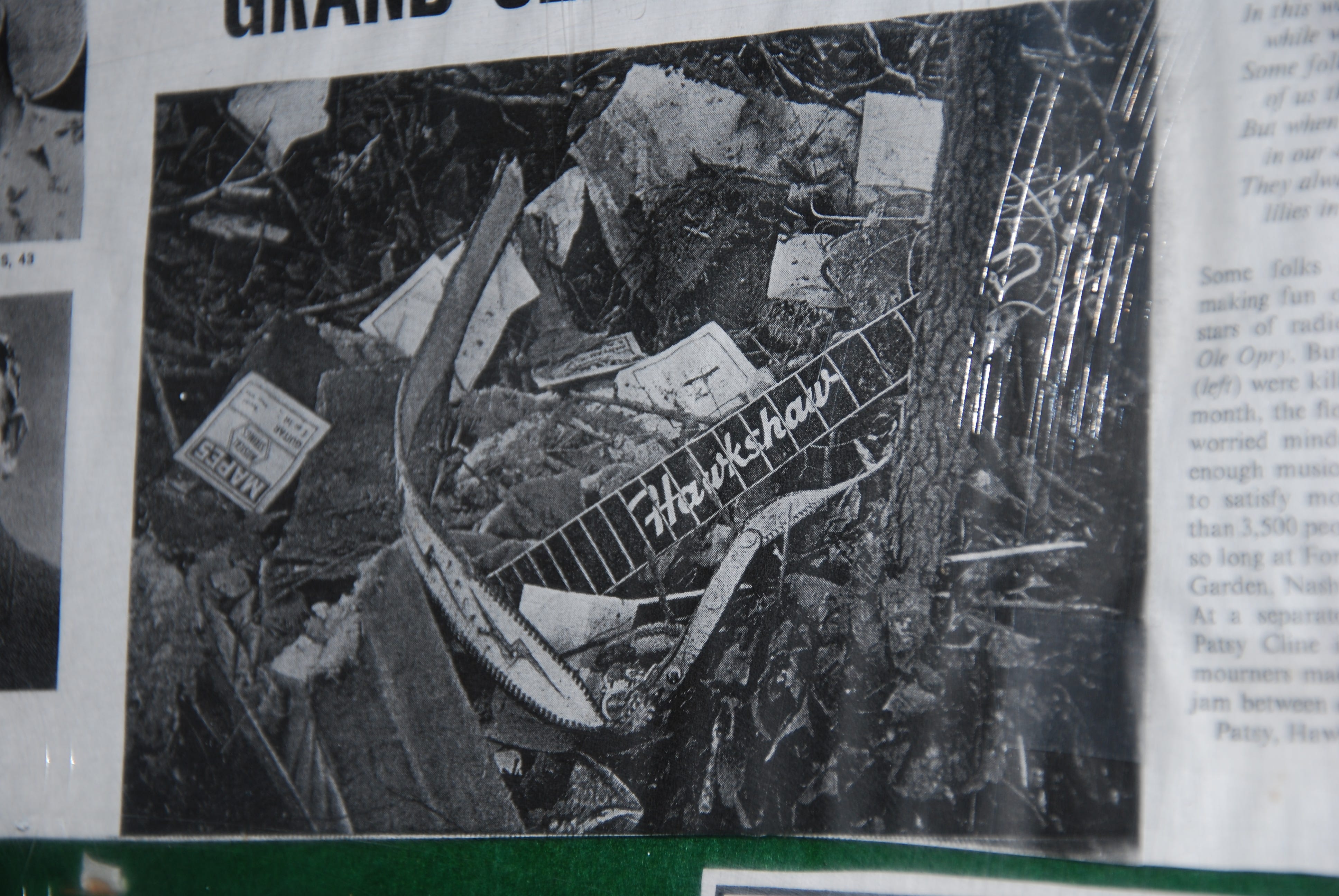 Patsy Cline Plane Crash Body Parts