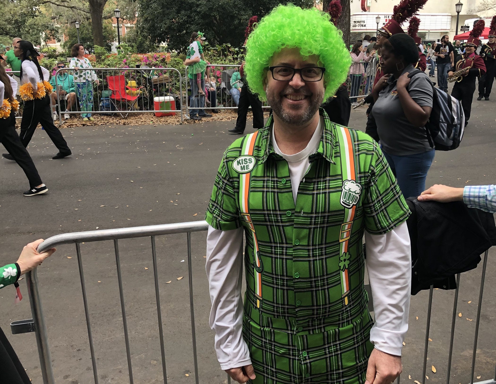 The outfit makes the man on parade day