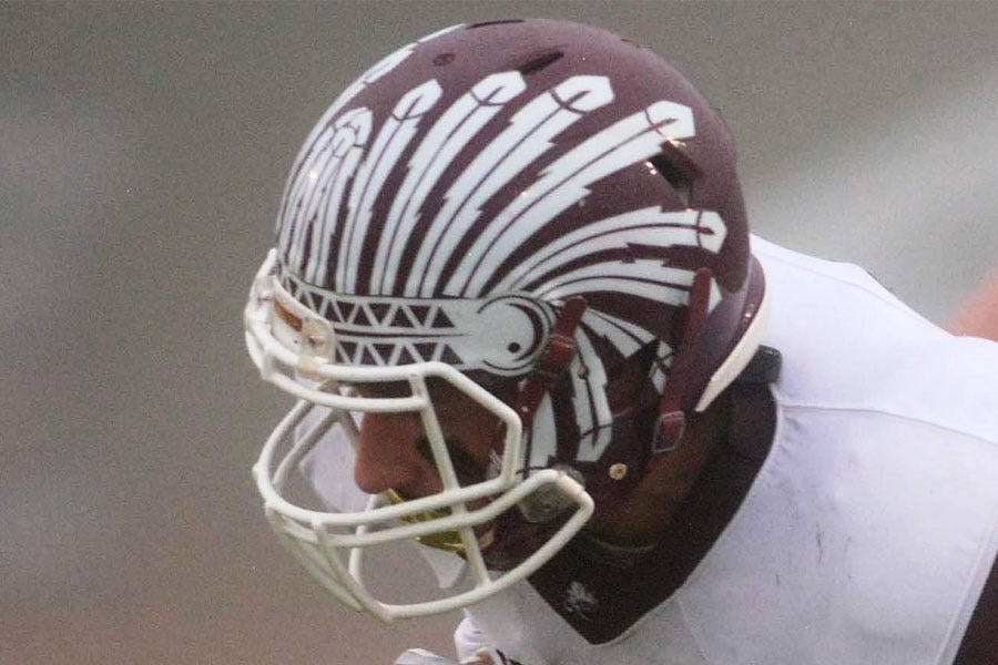 Native American Mascots Helmet