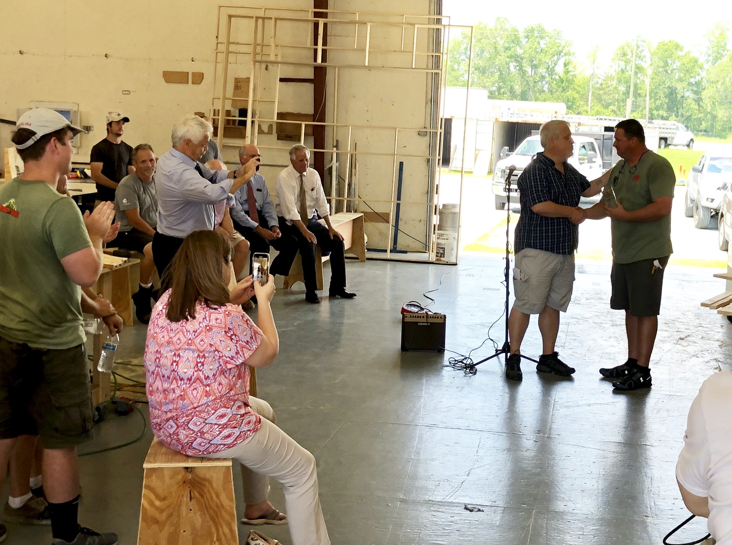 Local film crew member honored for saving woman's life