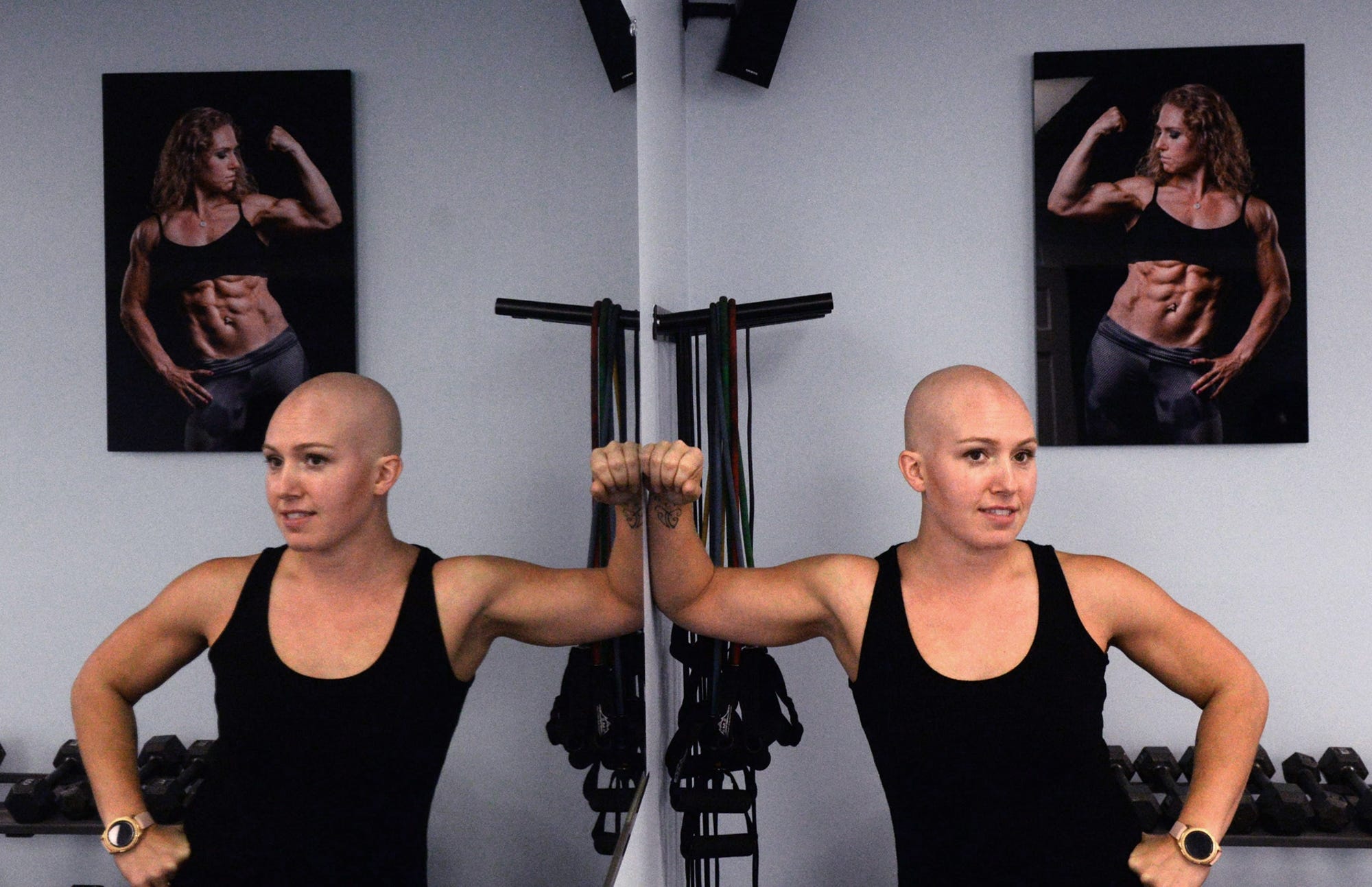 Bodybuilder Candace Lord works to overpower breast cancer
