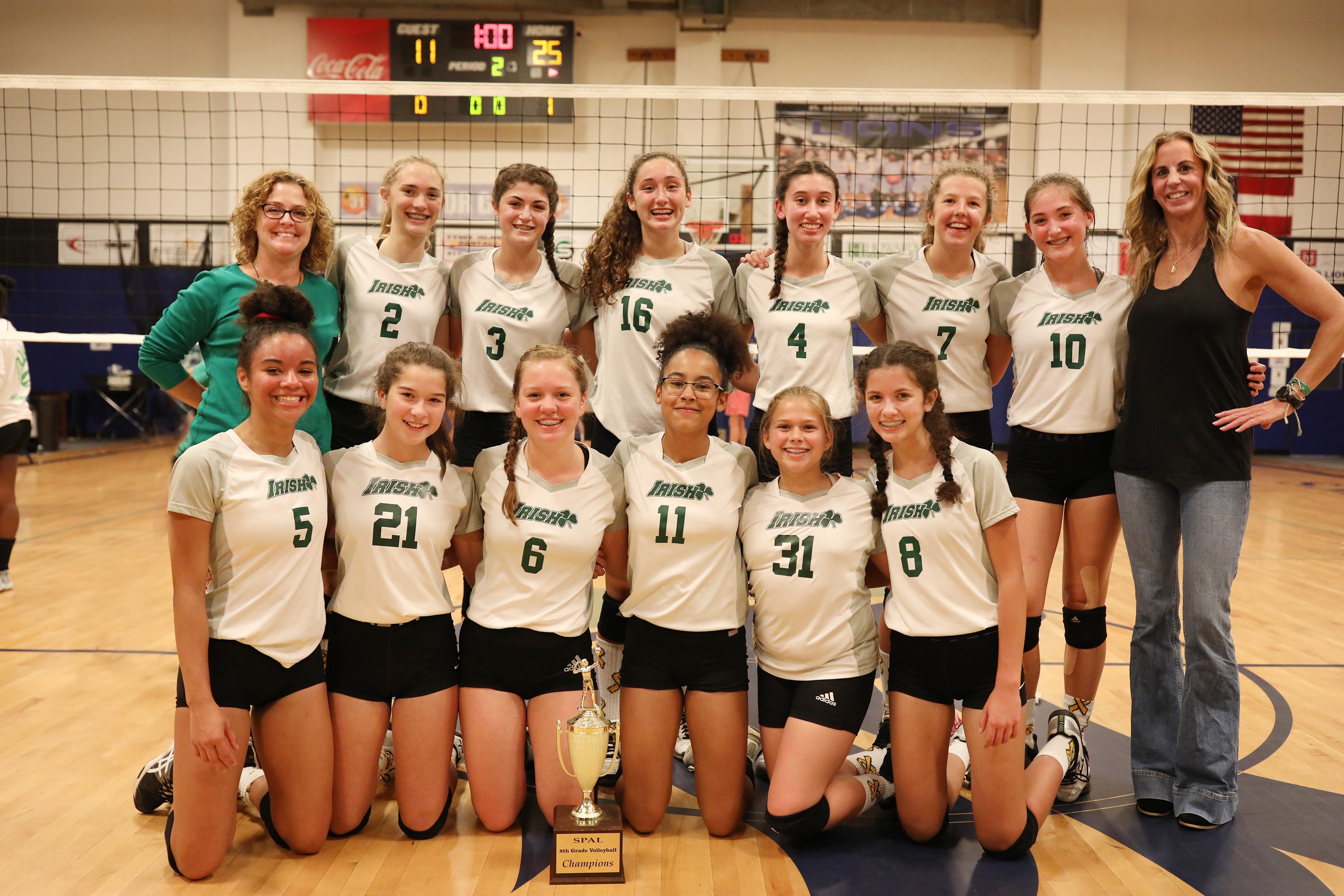 Blessed Sacrament eighth-grade volleyball team wins SPAL crown