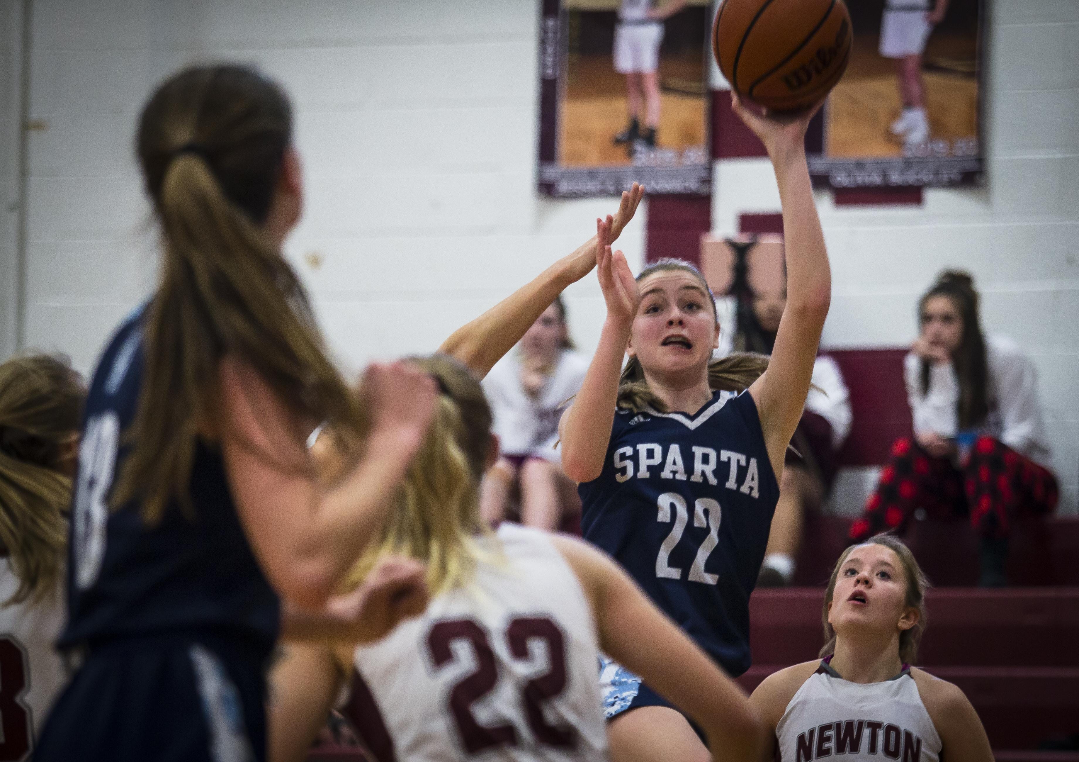 NJ girls basketball: Sparta senior guard Bailey Chapman 1,000 points