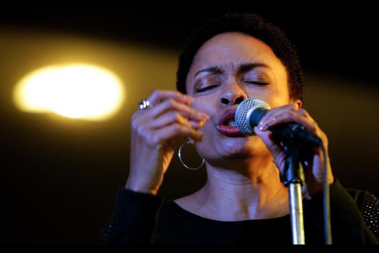 Maria Howell performing at local schools