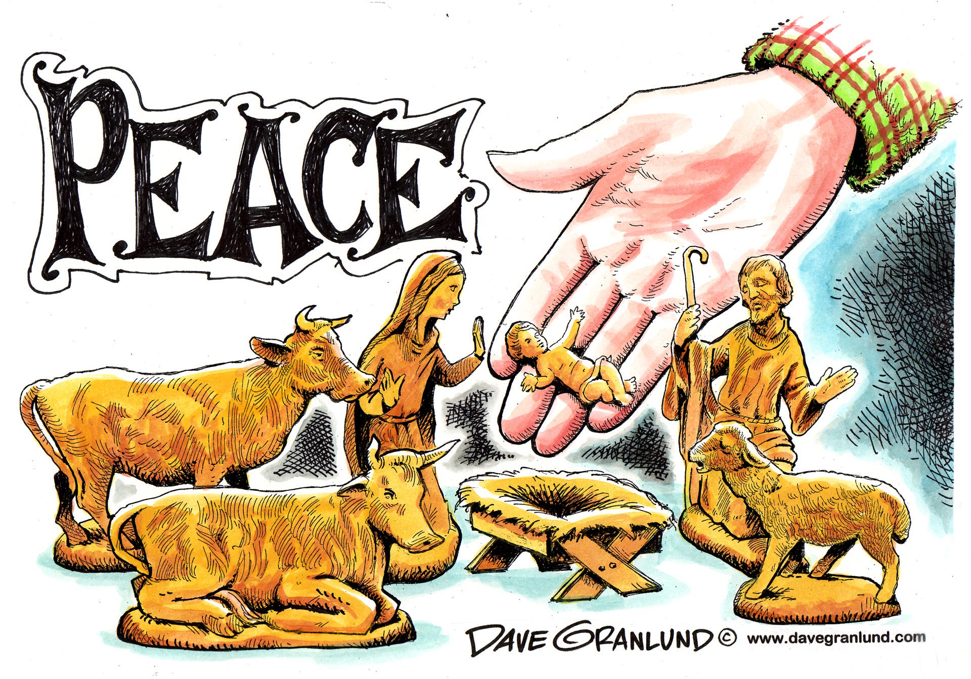 Granlund cartoon: Peace on Earth