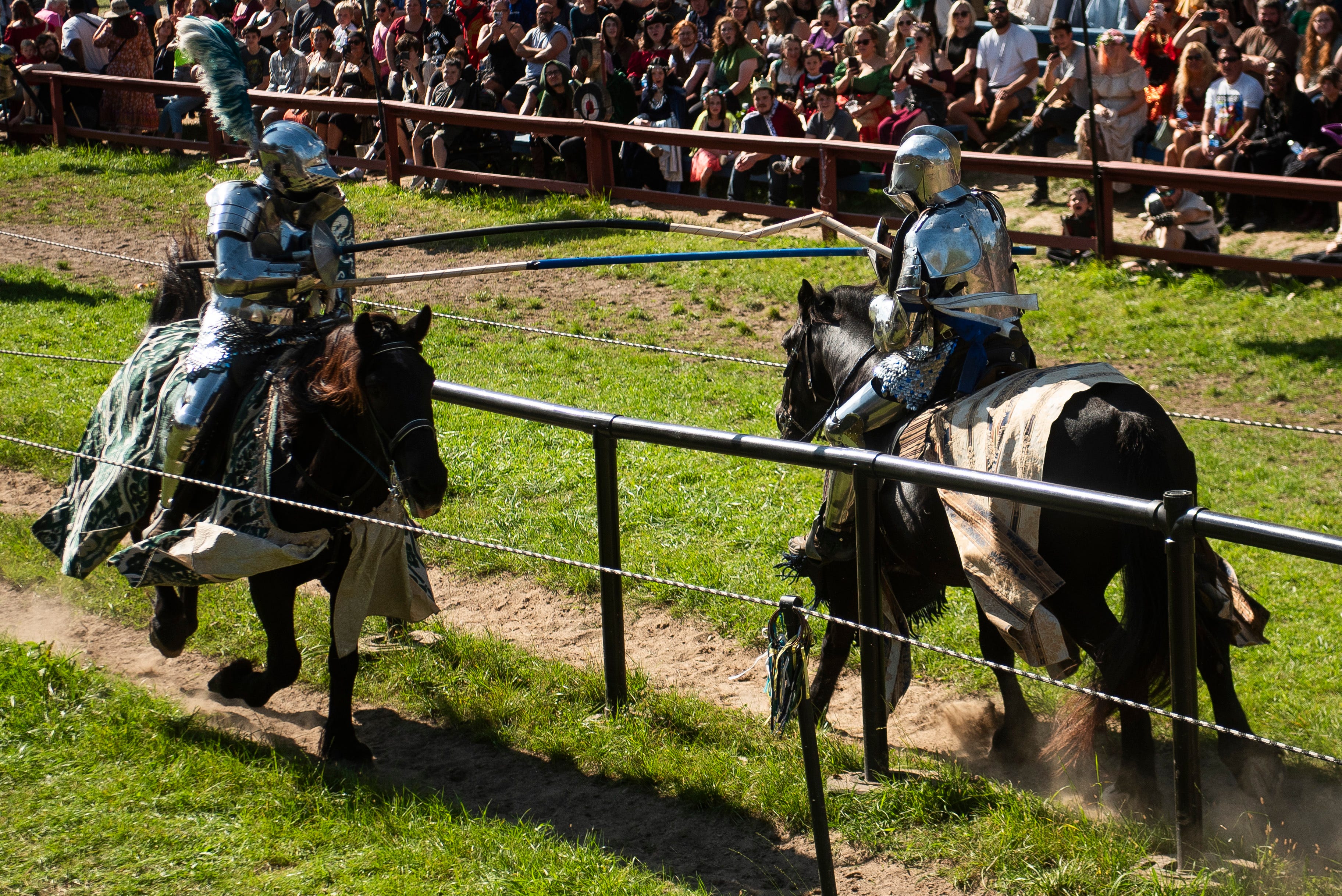 Jouster shares fantasy of playing a knight at Renaissance Fesitval