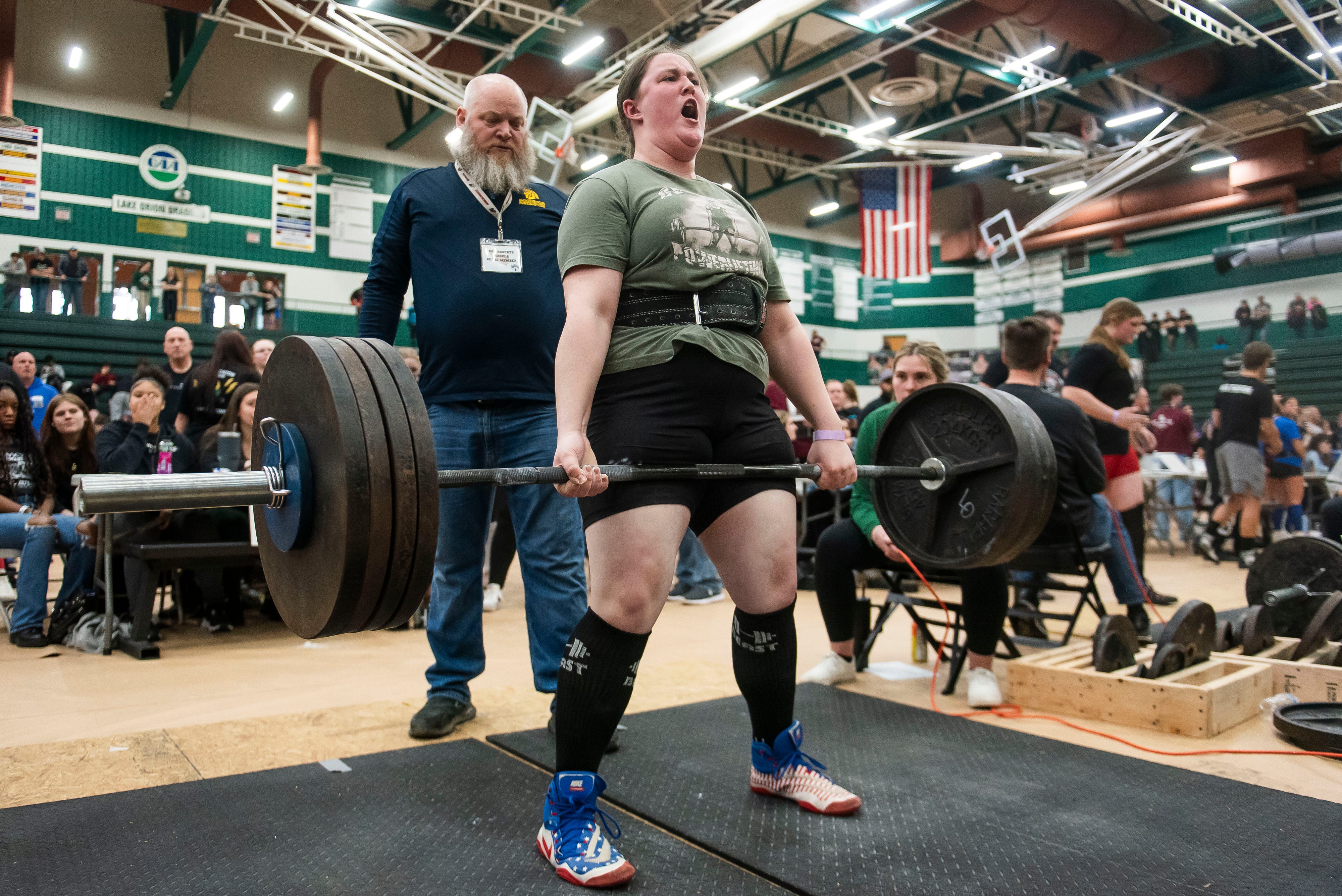 Records get smashed as Michigan girls powerlifting team flexes muscles