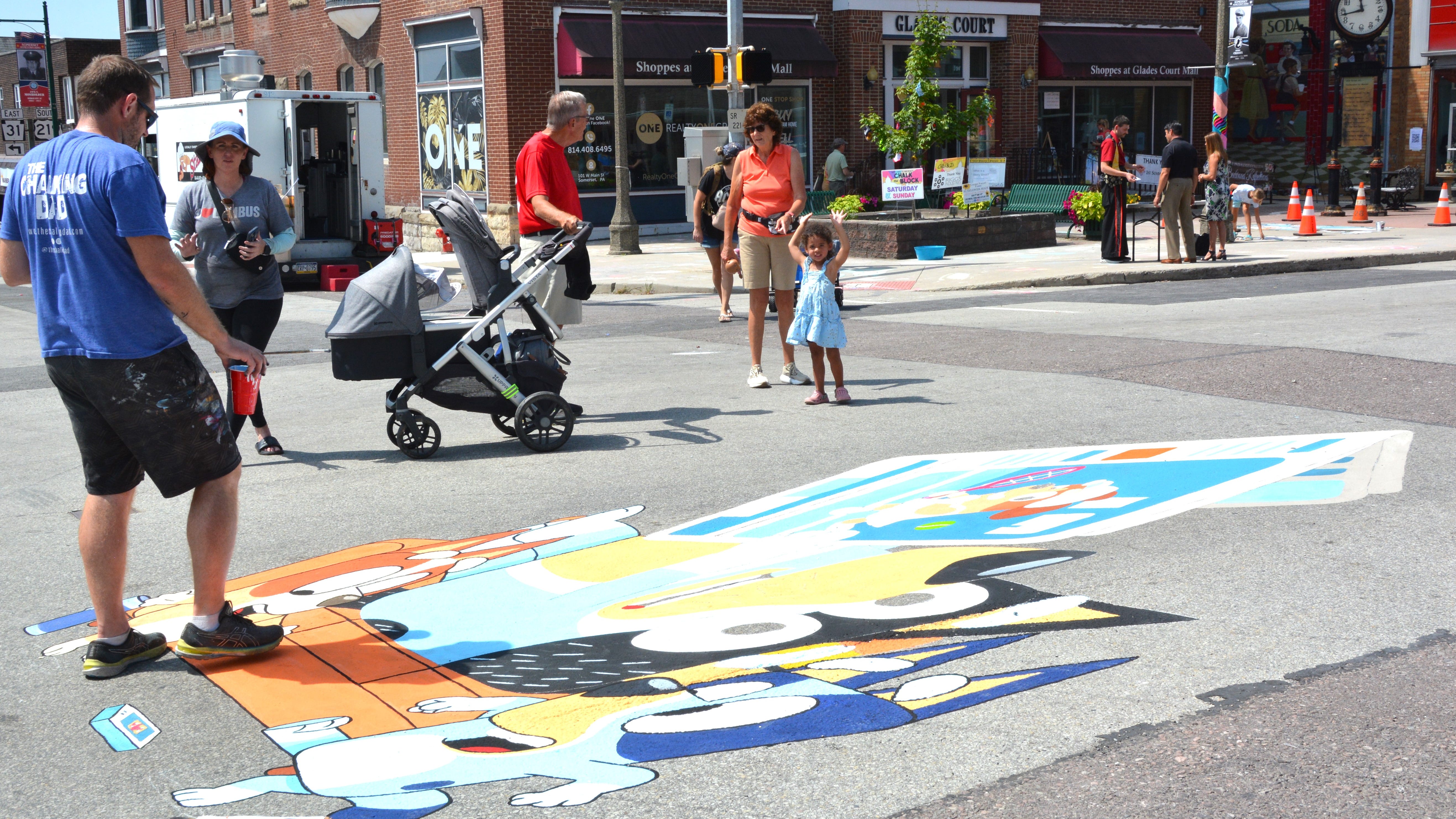 2025 Chalk the Block featuring Somerset County in summer