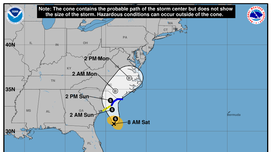 Storm tracker: Tropical Storm Chantal forms; see forecast path