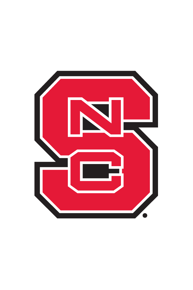 Nc State Block Logo NC State Wolfpack Large Logos Mill Wood Art