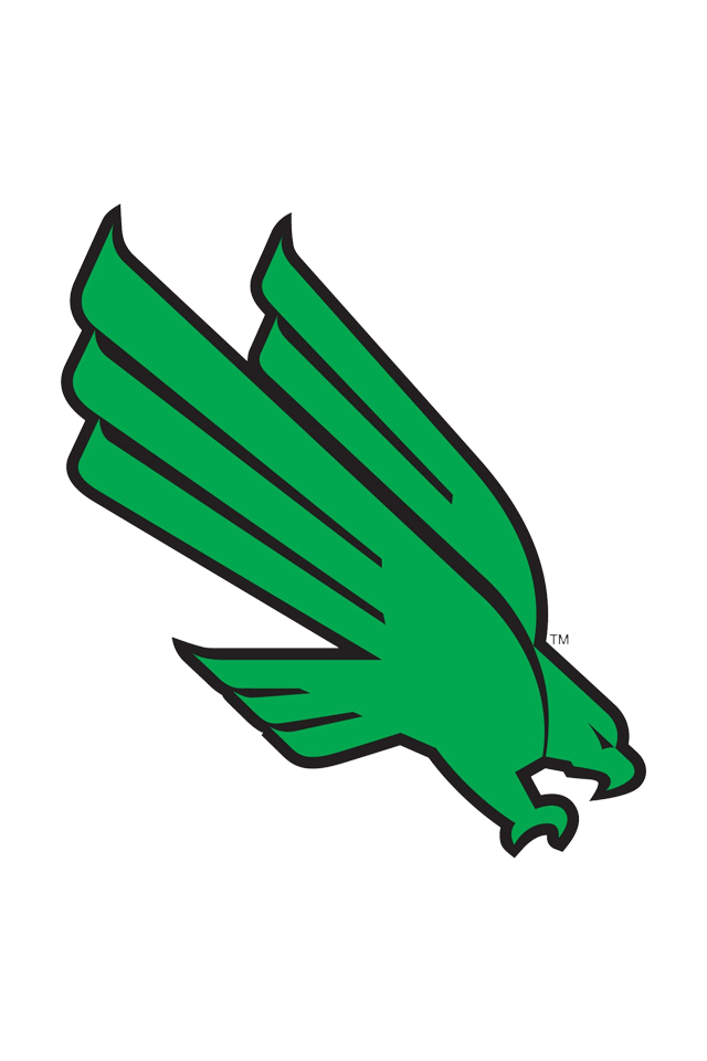 North Texas Logo North Texas Mean Green, Glitter Logo, NCAA, Green