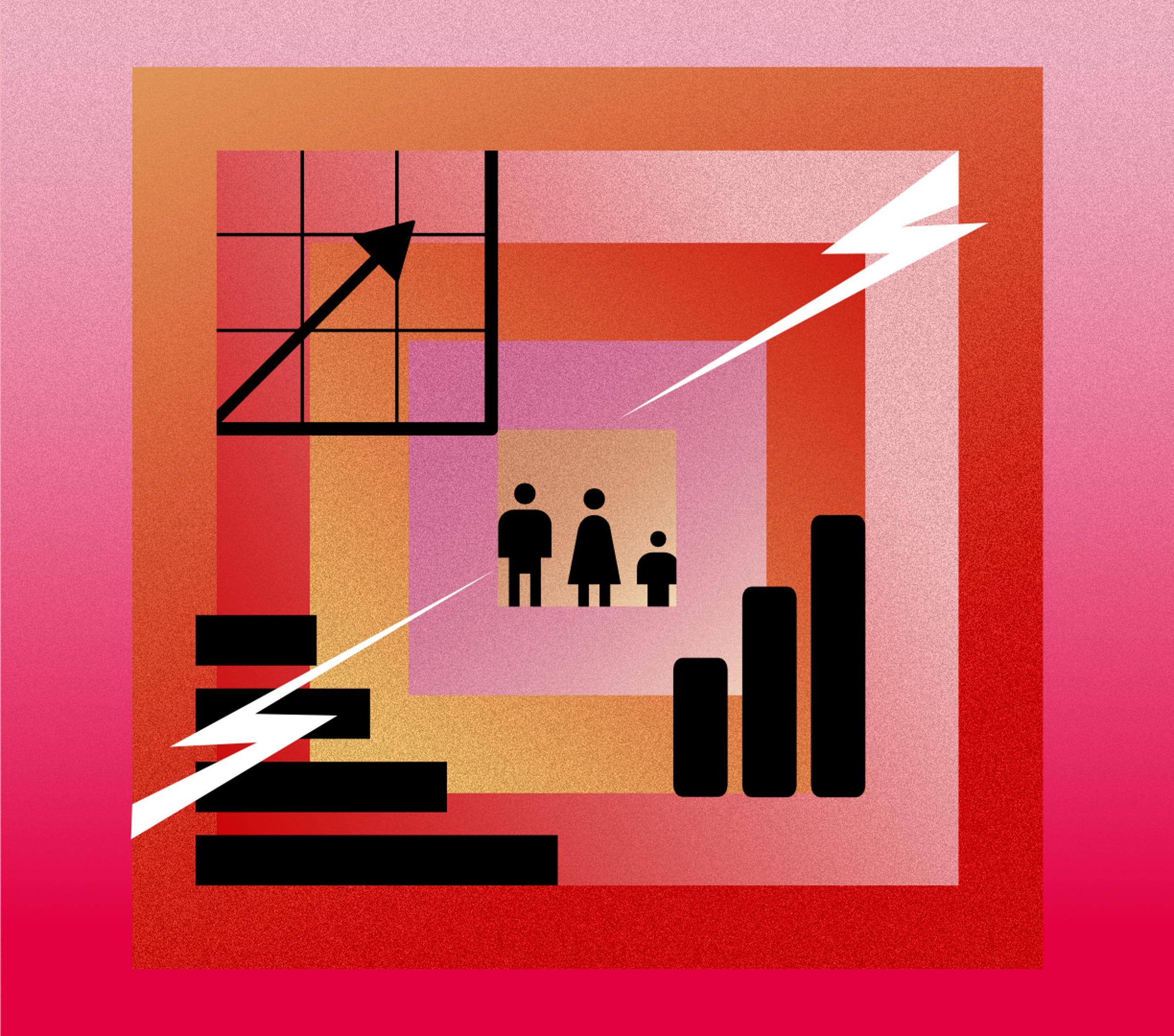 Charts show scope of pain in the US