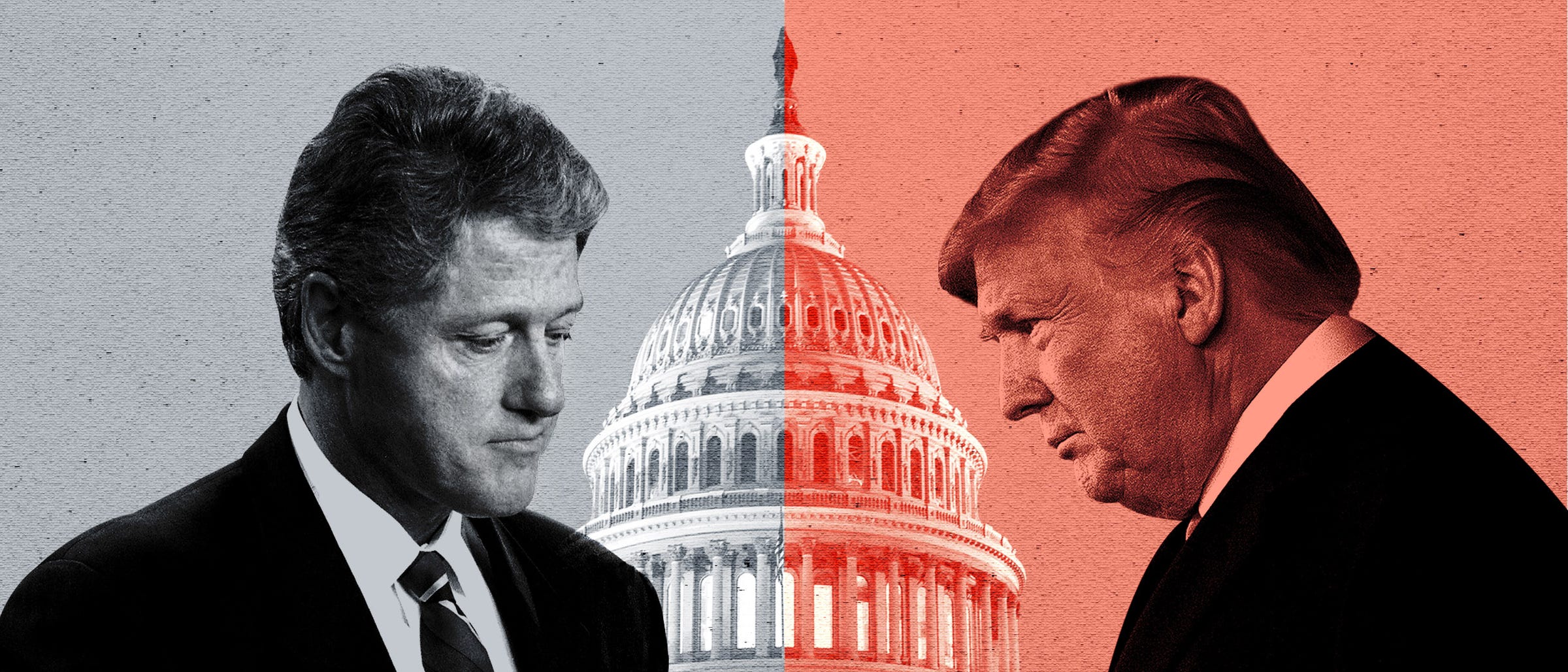 Impeachments of Trump and Clinton are similar, but differences remain