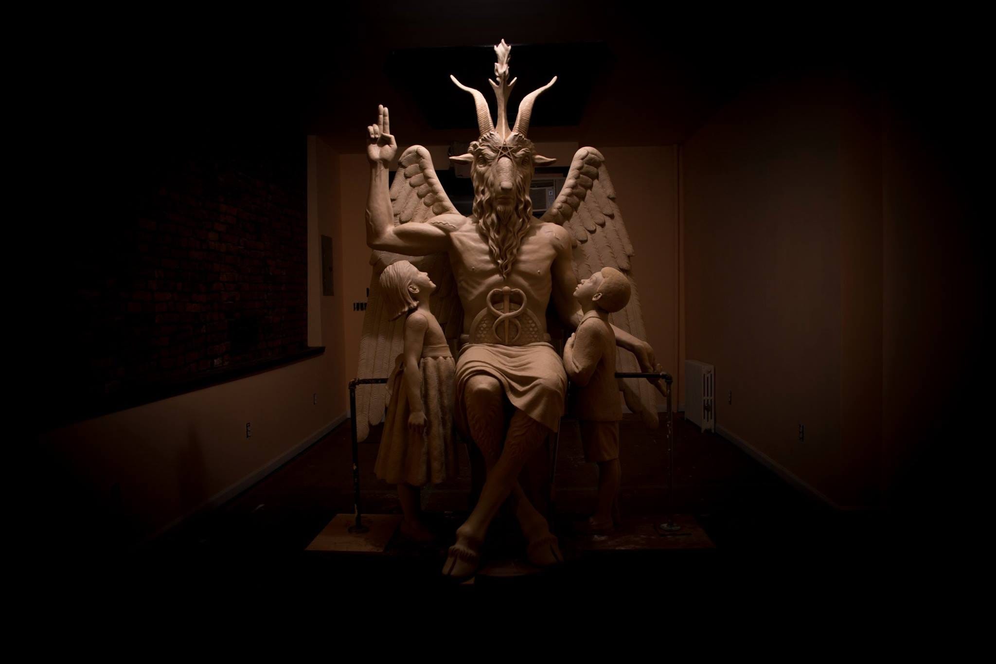 Devilish Debut: Unveiling of Baphomet statue in Detroit