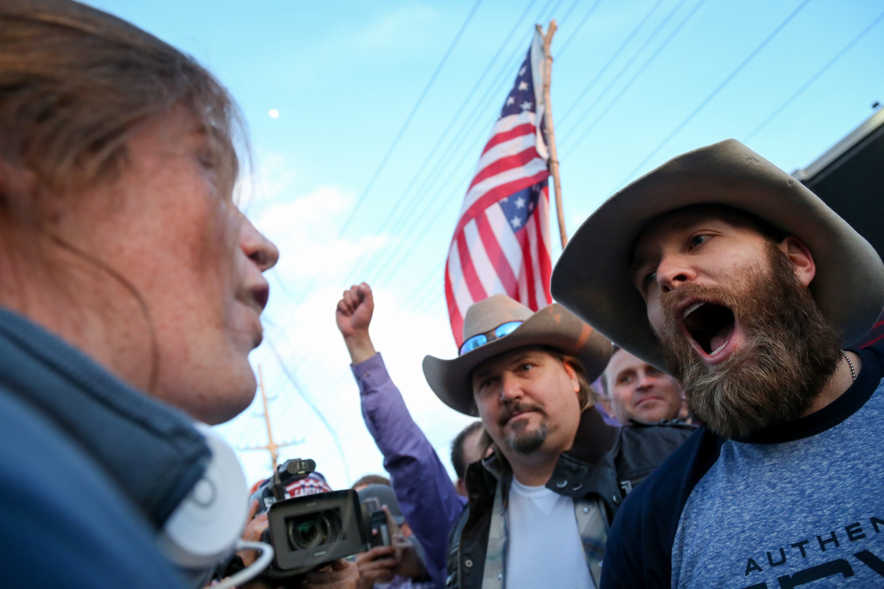 Supporters, protesters clash outside Trump rally in Utah | 12news.com