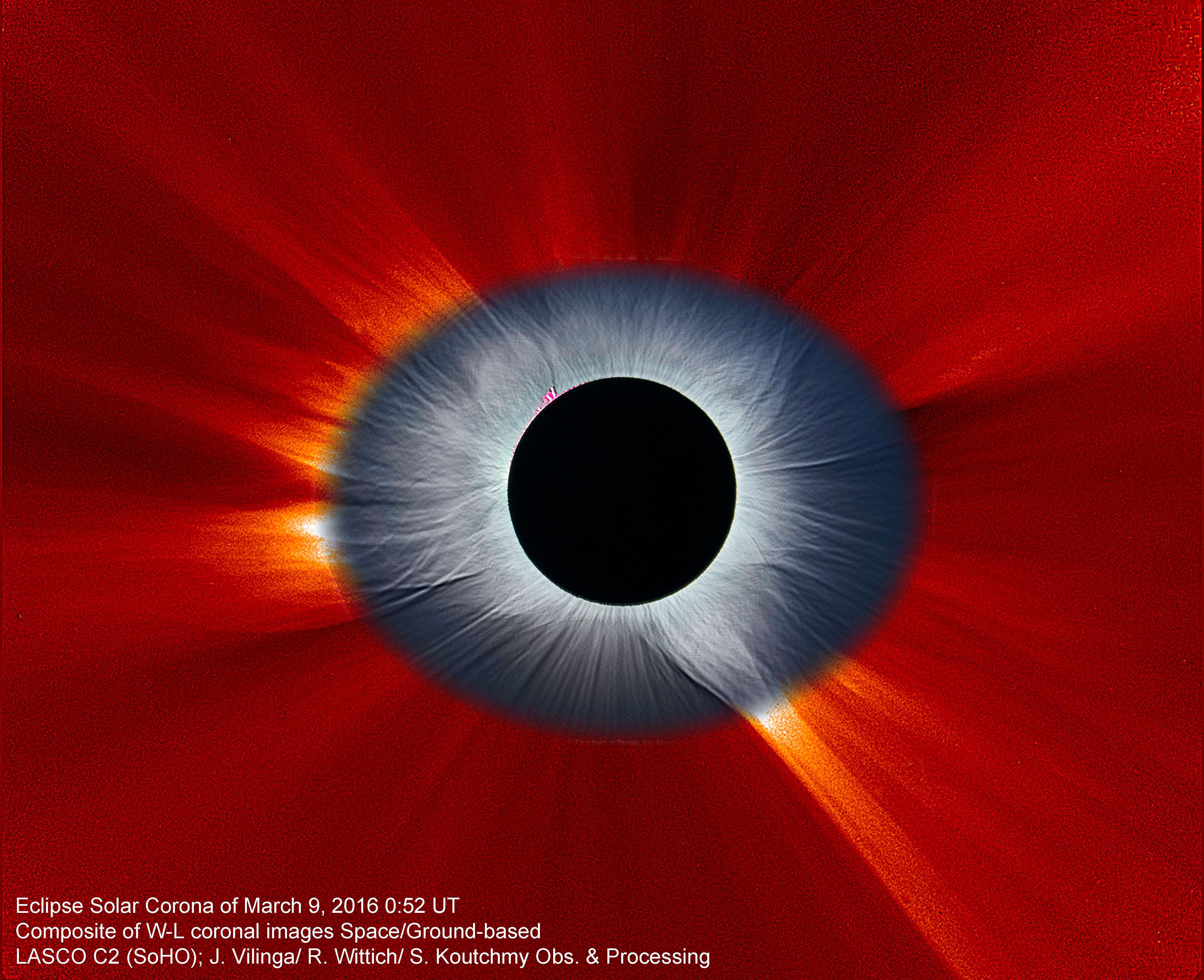 Solar eclipse looks like an eye in space | khou.com