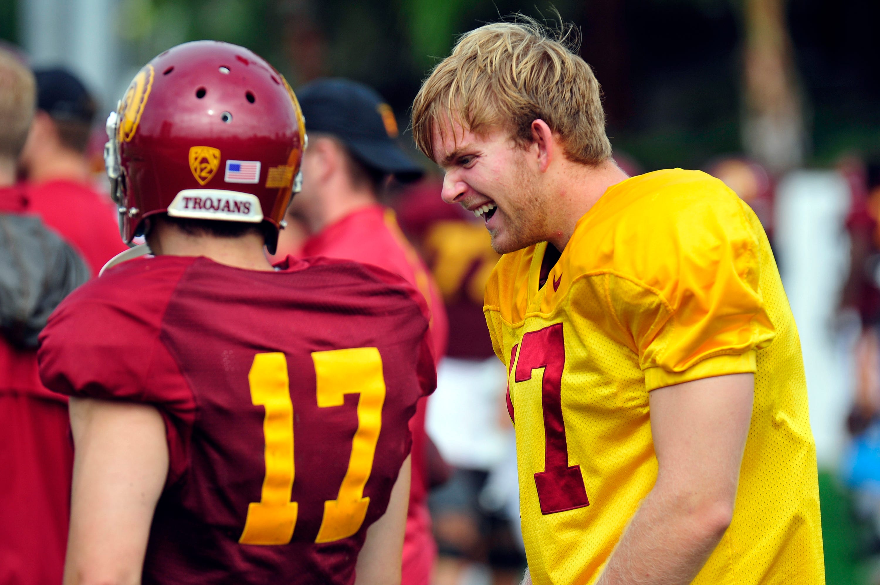 Blind since 12, Jake Olson sees a path onto the football field at USC ...
