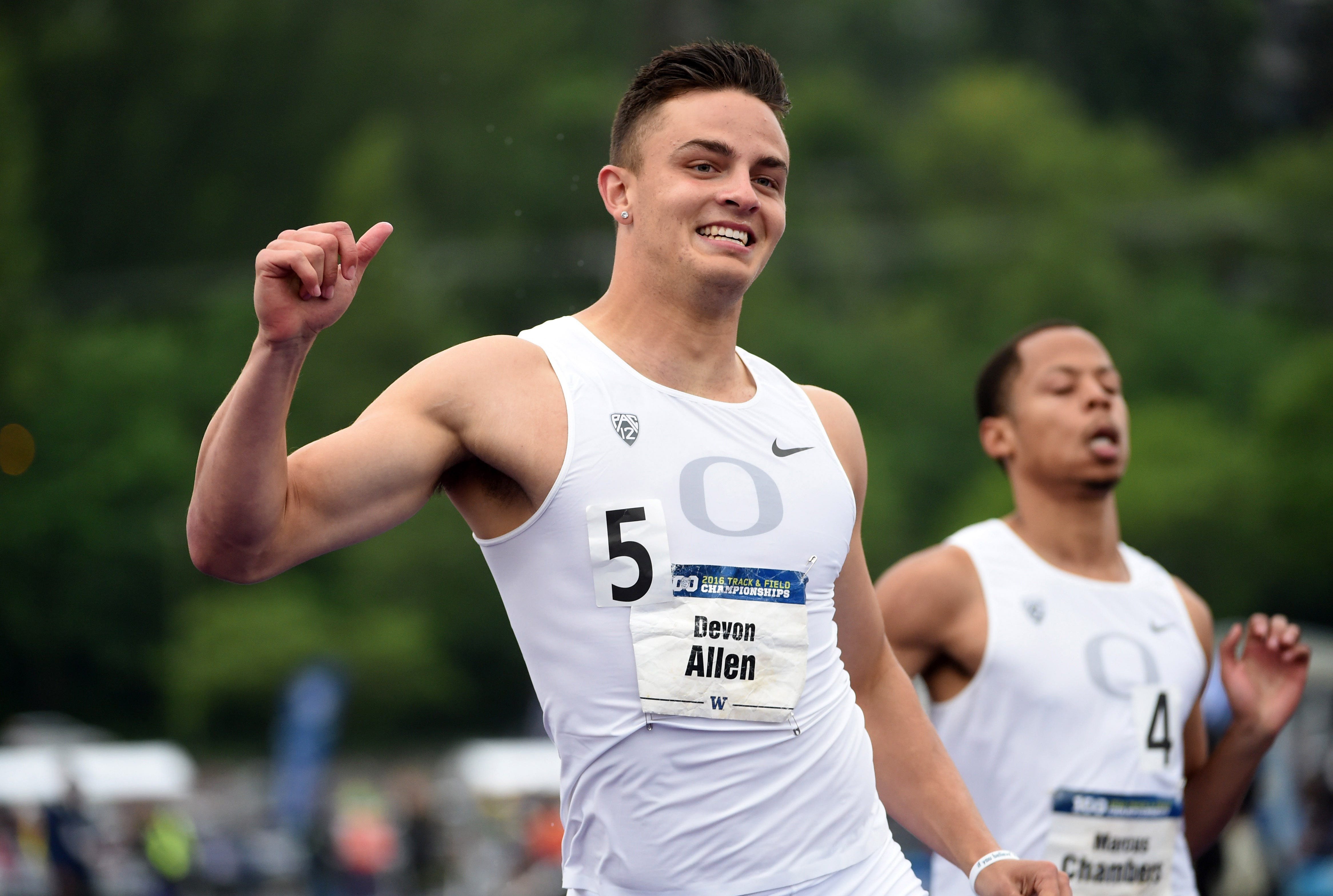 Early riser: Oregon WR Devon Allen hurdles to Olympic Trials | 11alive.com
