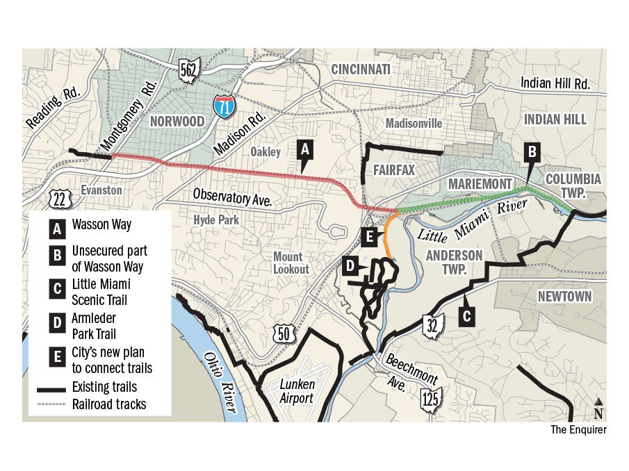 Shortened Wasson Way plan underway