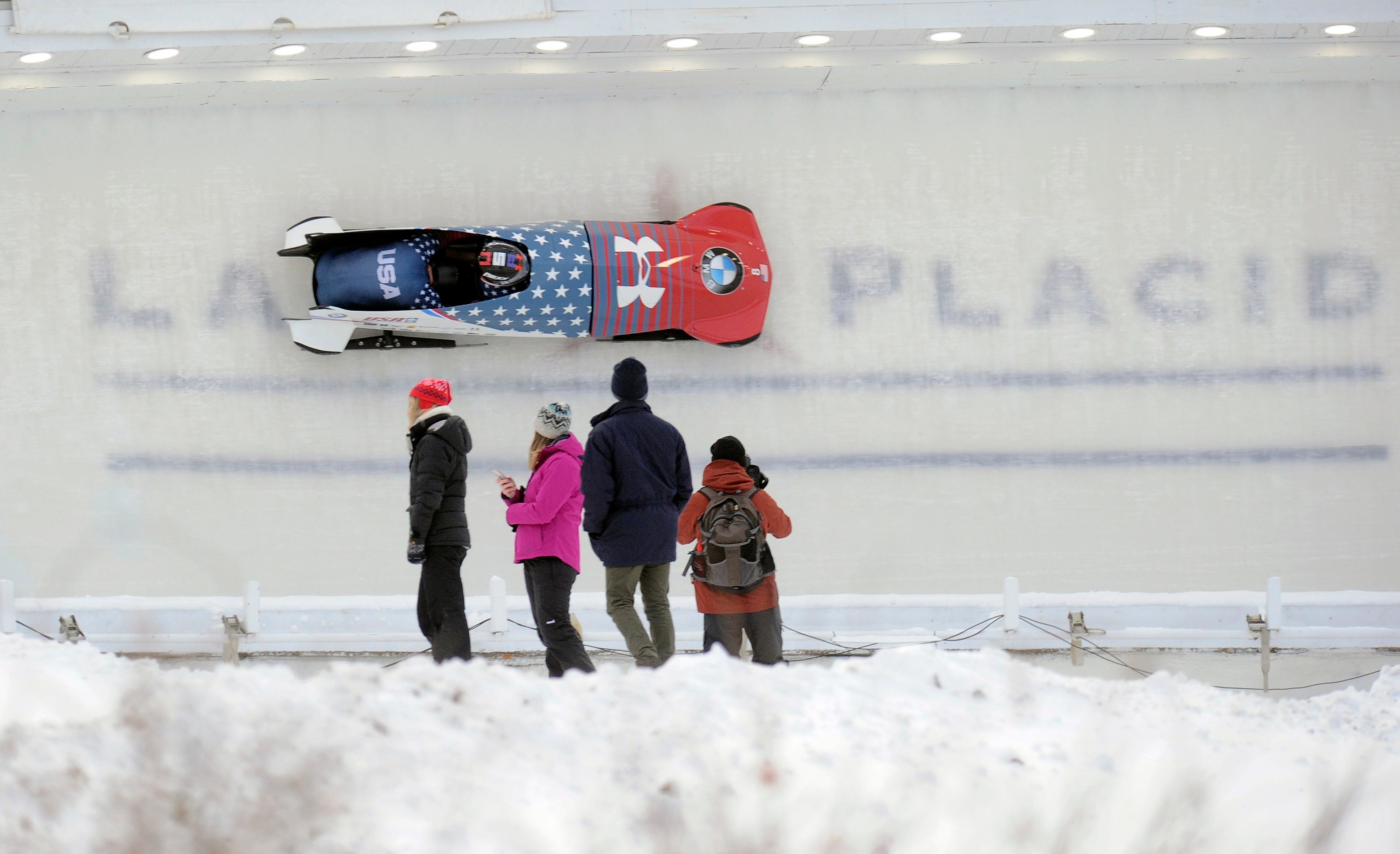Former Michigan football player Sam McGuffie debuts at Winter Olympics