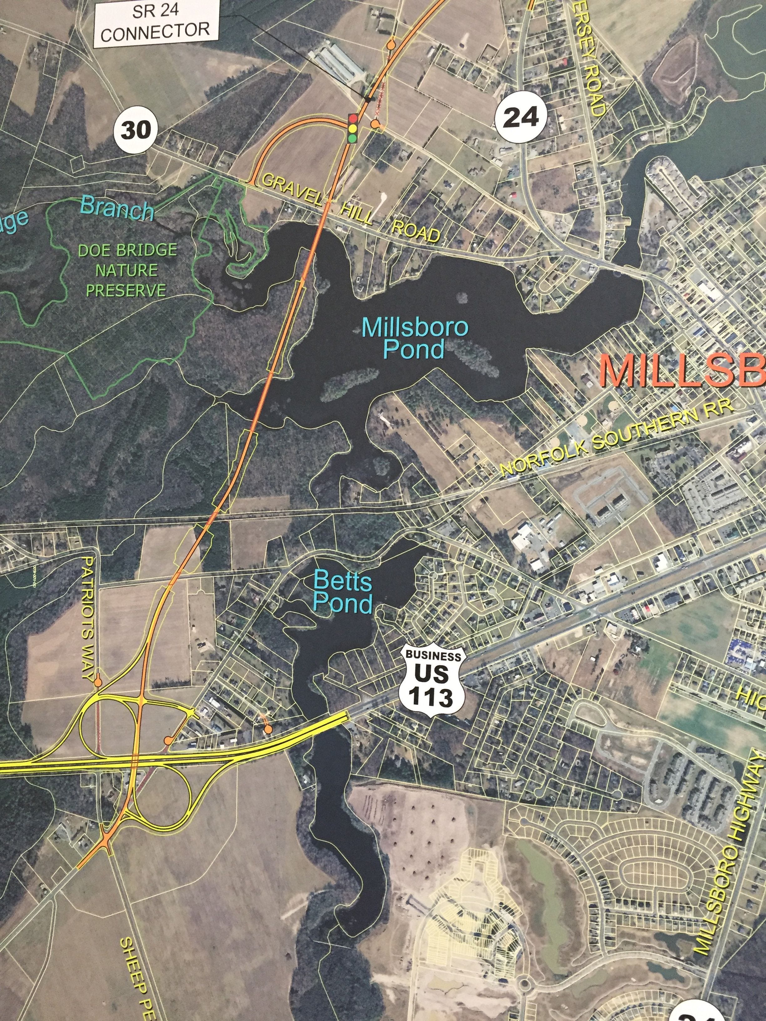 US 113 bypass, added lanes proposed for Millsboro