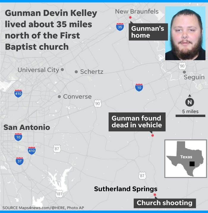 Texas church shooter began military career on intel path at Goodfellow