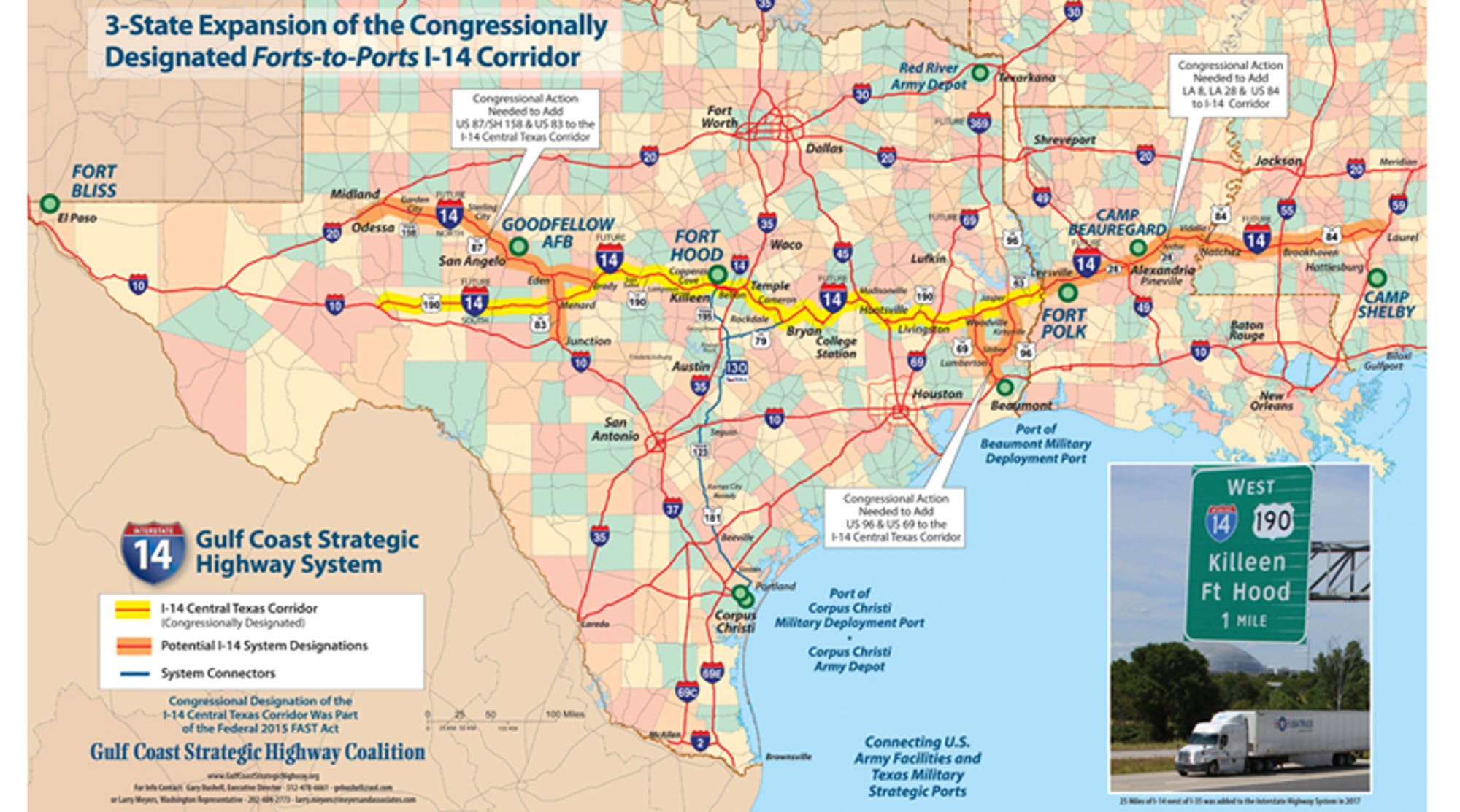 Proposed Interstate 14 brings hope to Selma, small Southern towns