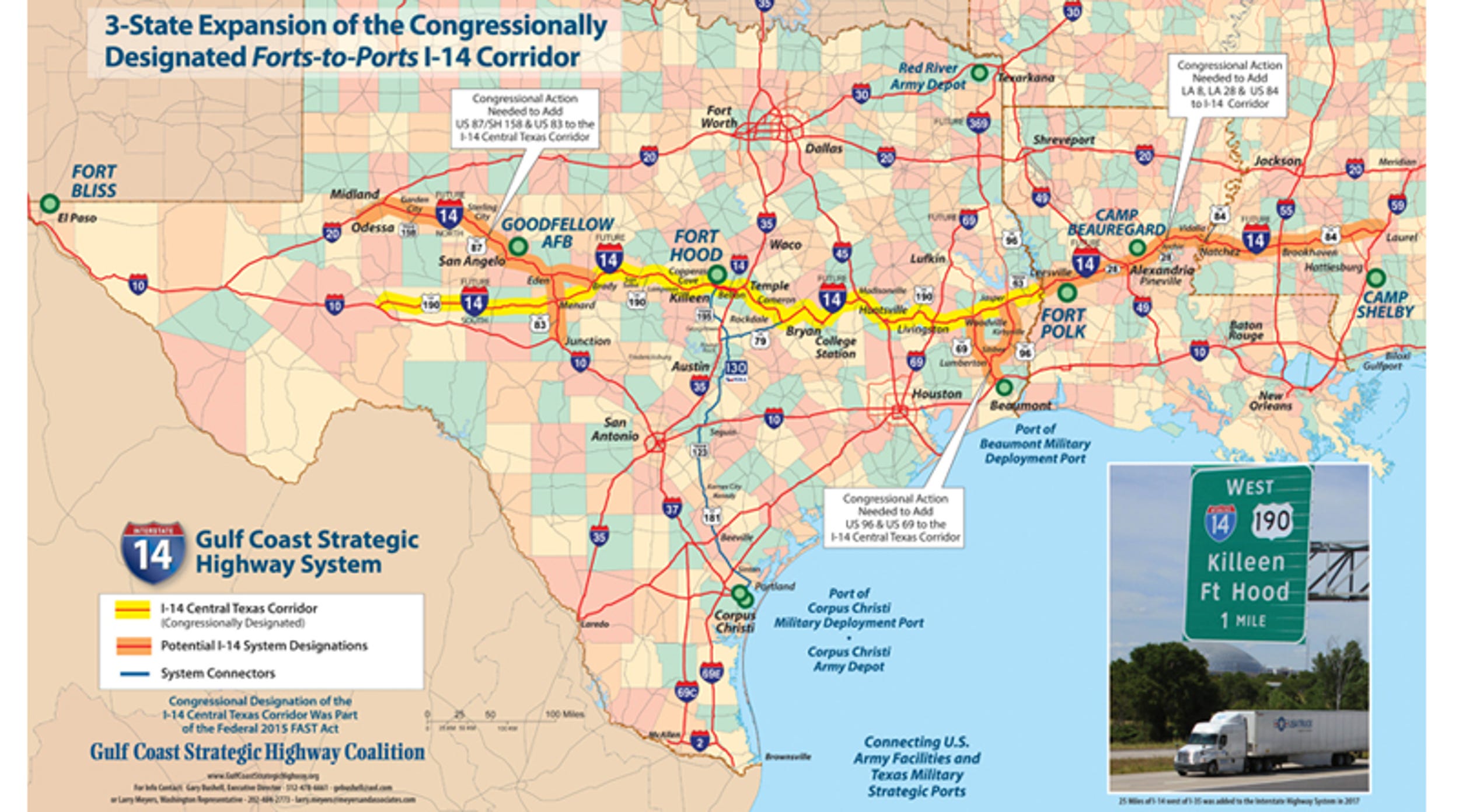 Proposed Interstate 14 brings hope to Selma, small Southern towns