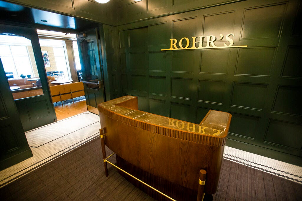 Newly revamped Rohr's to open inside Morris Inn at Notre Dame