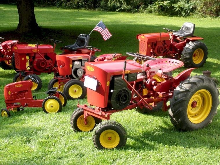 Sarvers' passion is restoring Speedex garden tractors