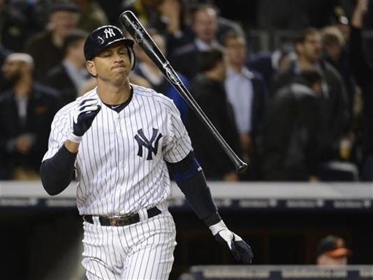Alex Rodriguez benched for decisive Game 5 vs. Orioles