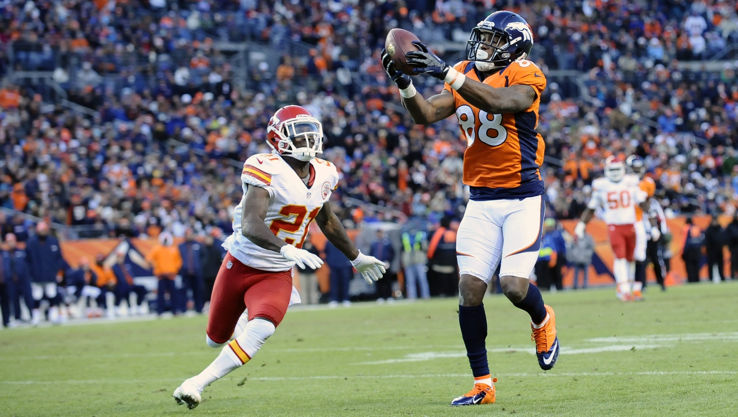 Demaryius Thomas says Wes Welker will make life easier