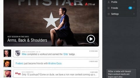 FitStar: new app is your fitness trainer