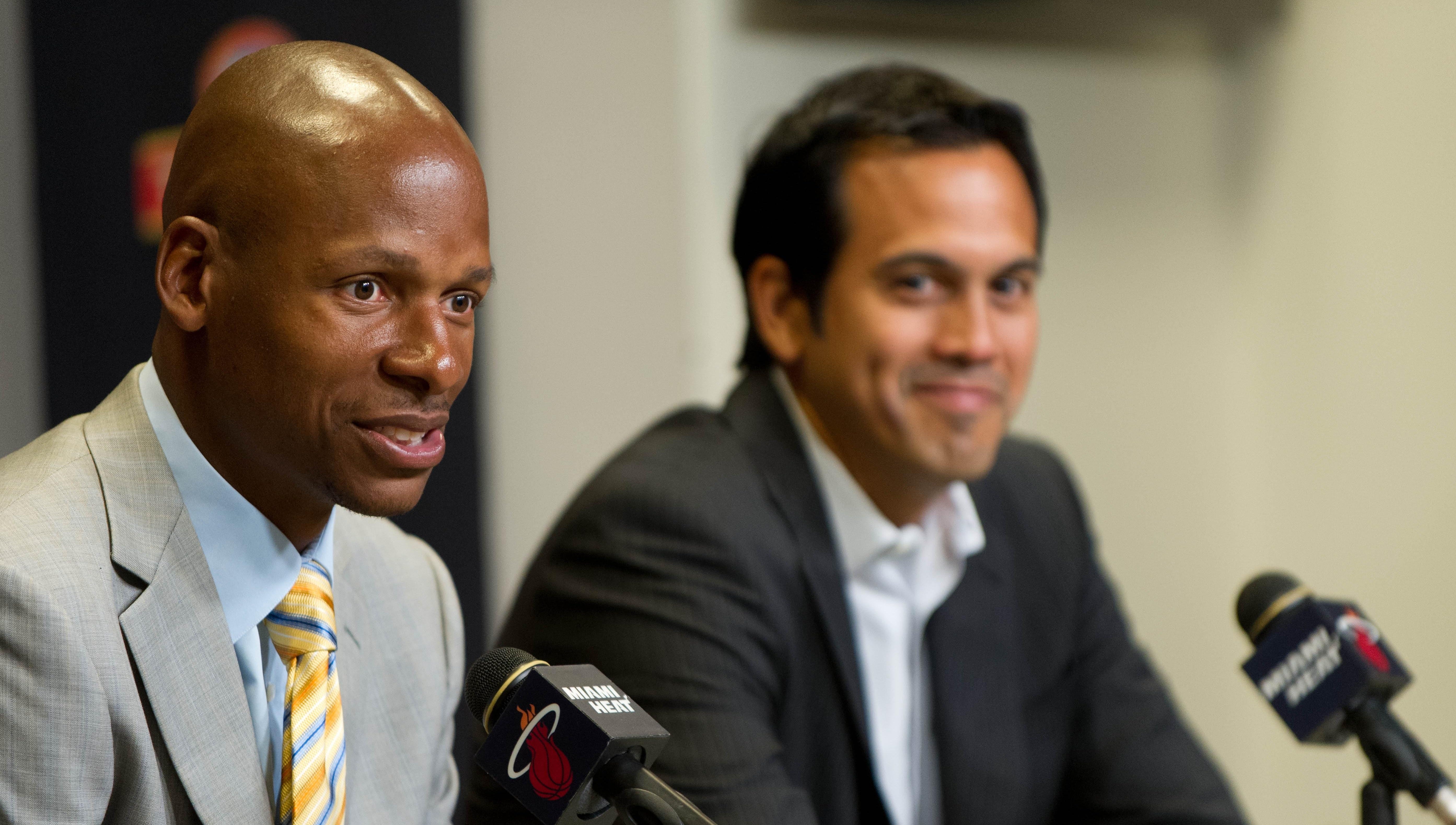 Ray Allen adds to the offensive Heat in Miami