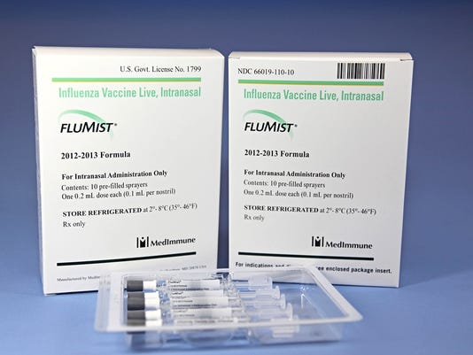 To ward off flu: Shot or nasal spray? Depends on age