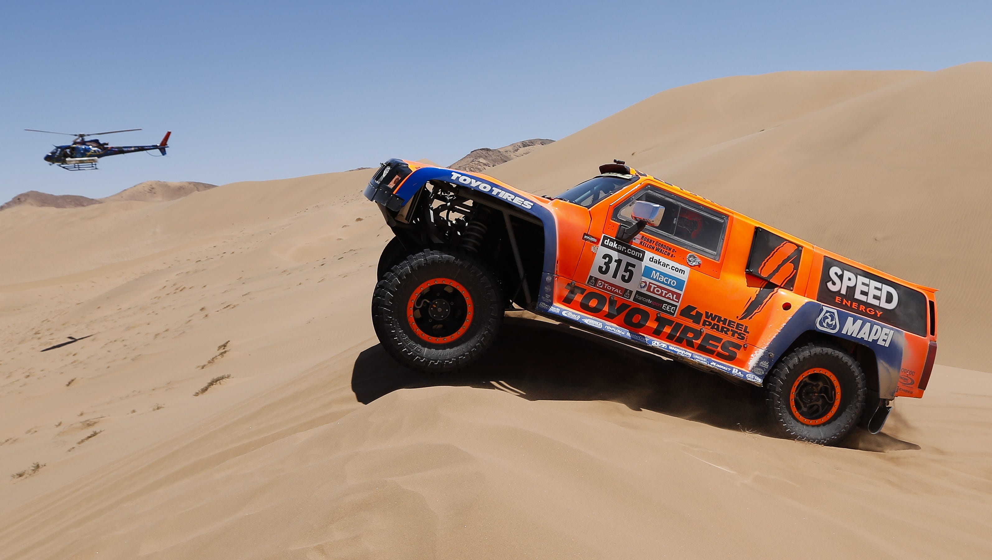 Robby Gordon wins penultimate stage at Dakar Rally