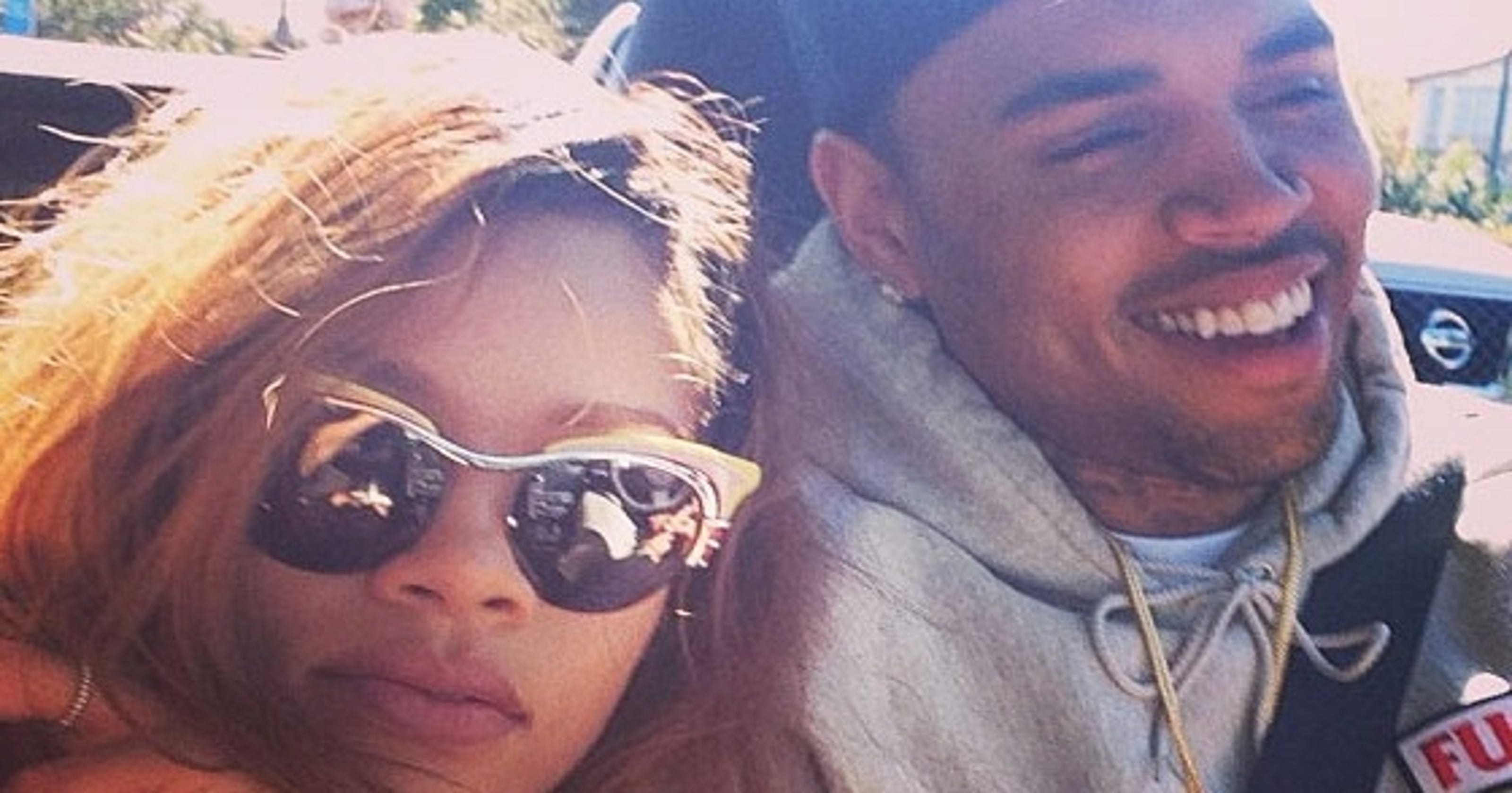 Rihanna, Chris Brown take a ride together