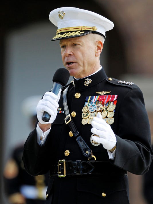 Complaint alleges Marine general influenced video probe