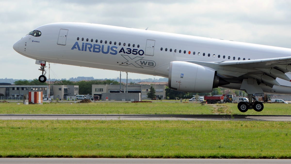 First flight of the Airbus A350