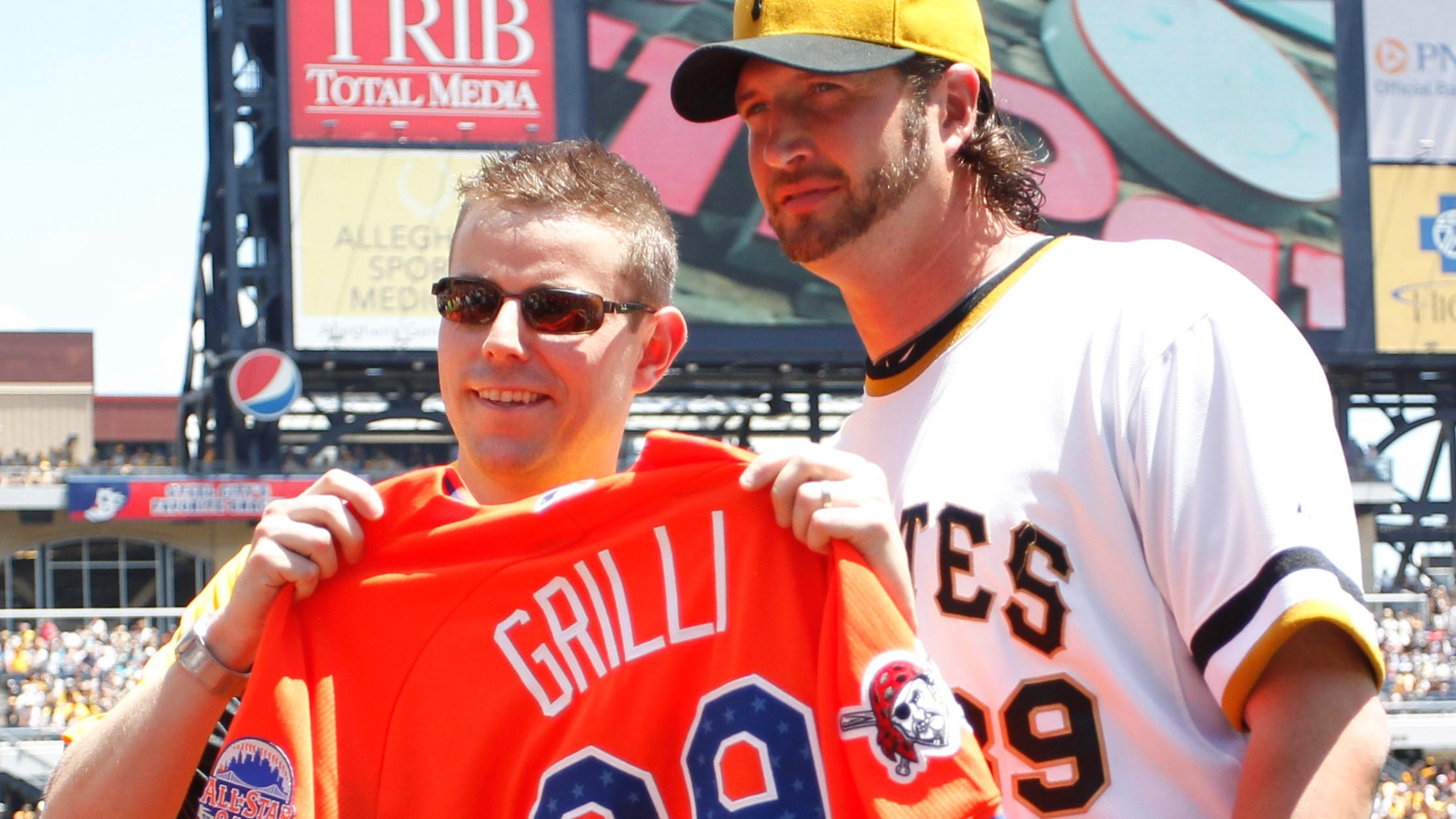 After many uniforms, Grilli finally dons an All-Star one