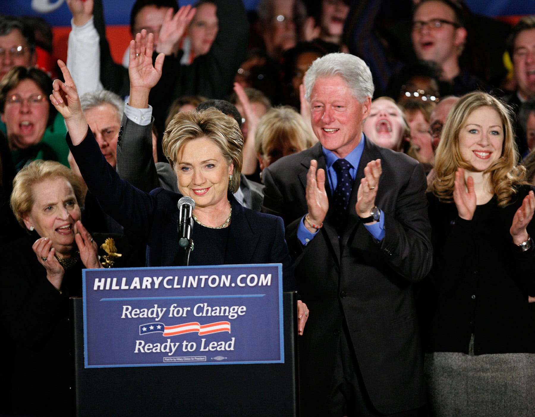 Harkin salute is just part of Hillary Clinton's visit